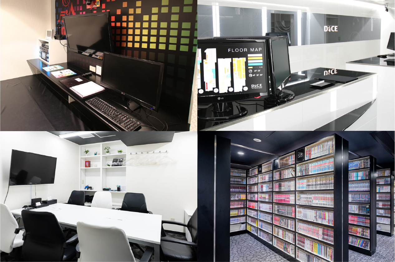 インターネット＆マンガ喫茶 DiCE(ダイス)様 | 予約システムEDISONE (エジソン)